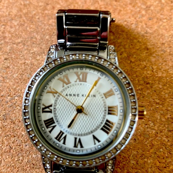 Anne Klein | Jewelry | Anne Klein Silver Womans Watch Expandable Band ...